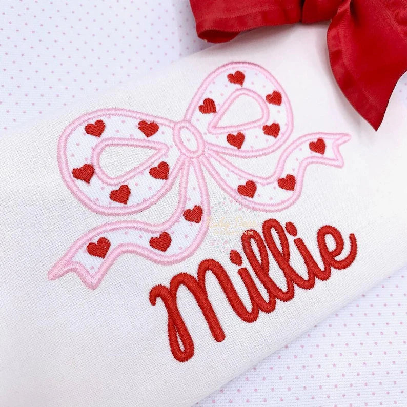 Custom Valentine’s Day Shirt for Toddler Girls – Deb's Little BIts